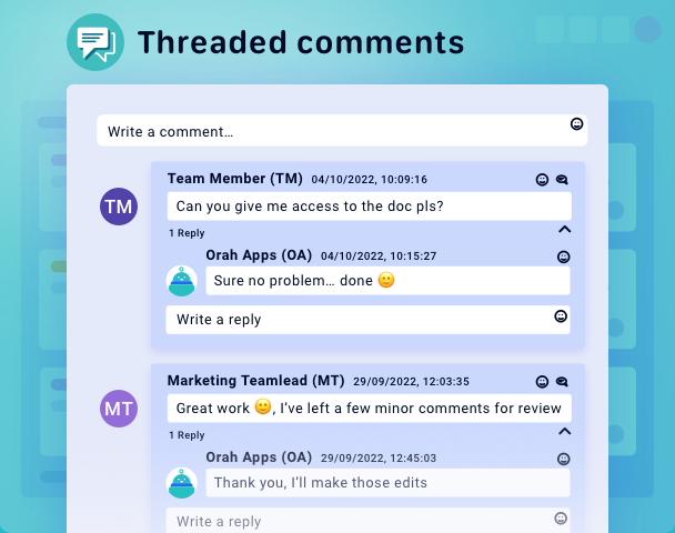 Threaded Comments for Trello Power-Up | Trello